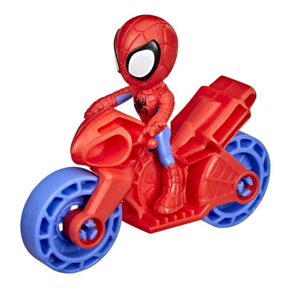 Figura De Acción 1 Personaje + 1 Moto Diseños Durtidos - Spidey And His ...
