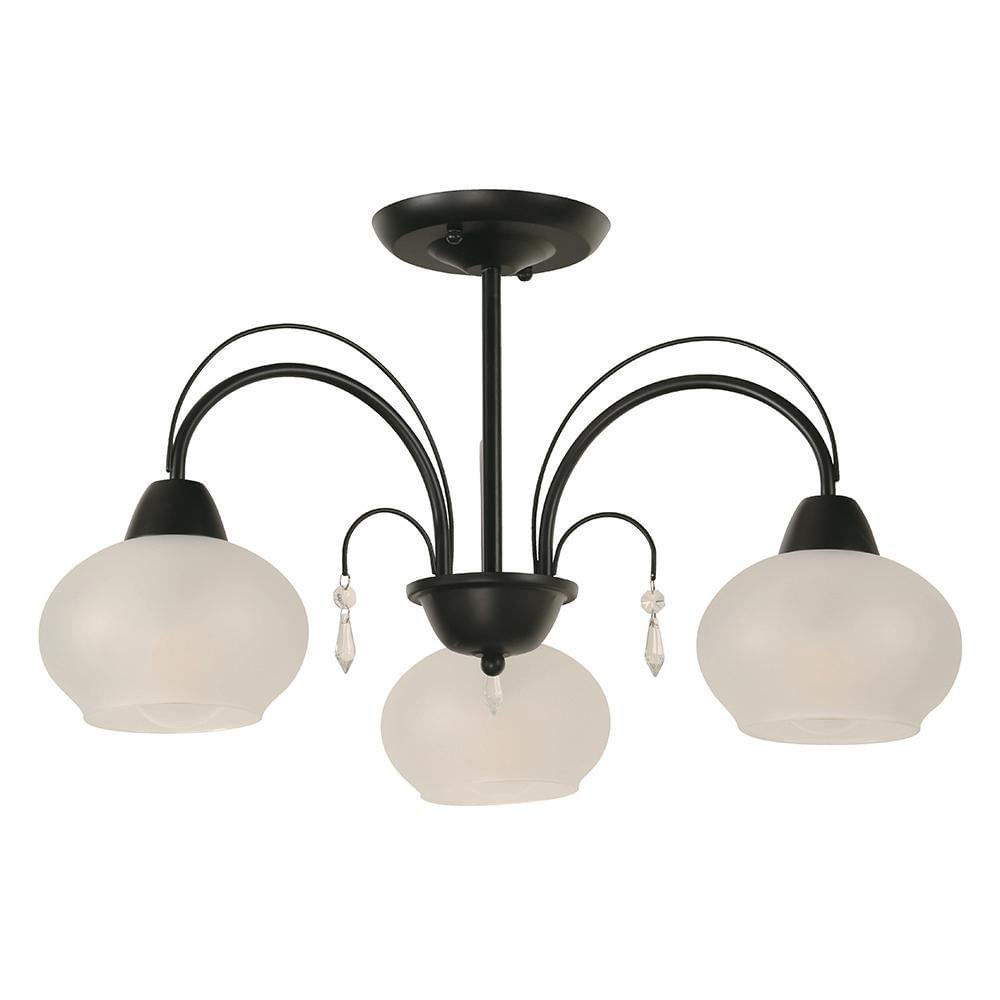 Lámpara De Techo Negra Y Blanco 3 Luces Base E27 40 W - Z - Empresas Cemaco