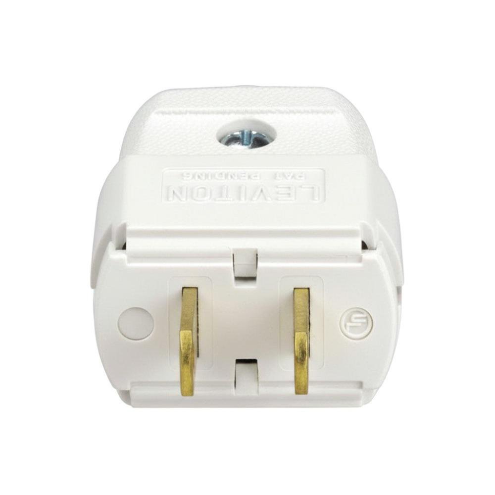 Espiga Blanca Tipo A De 125 V Y 15 A - Leviton - Empresas Cemaco