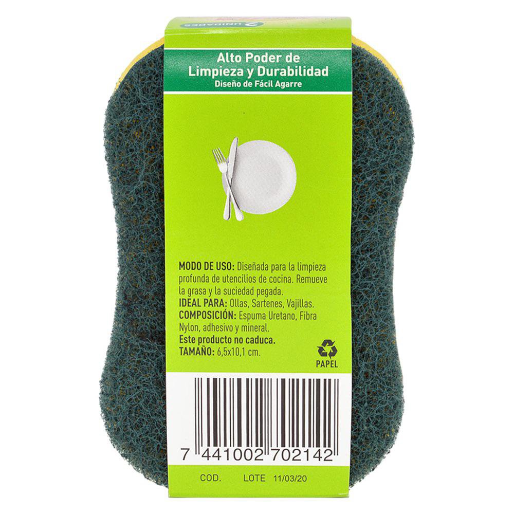 Esponja Scotch-Brite Limpieza Pesada Anatómica 2 Pzas - 3M - Empresas ...