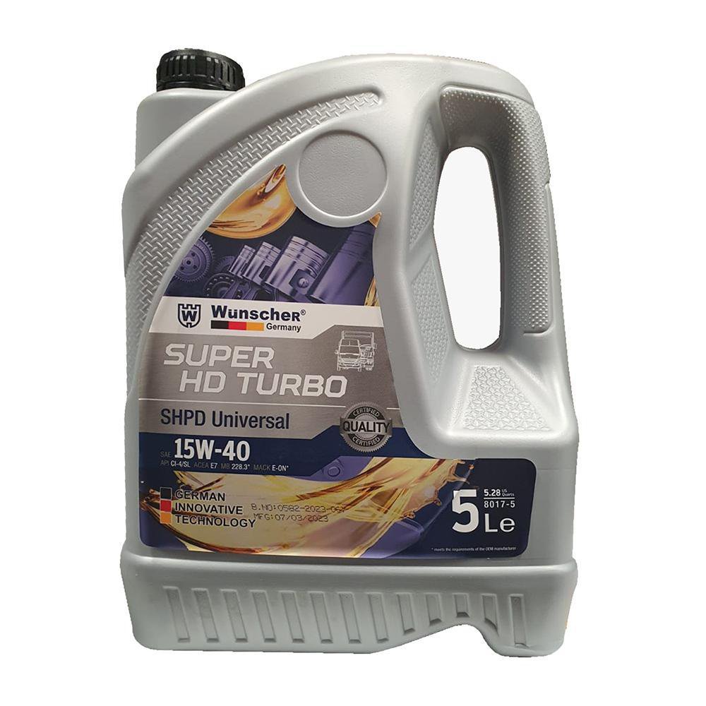 Aceite Para Auto 15W40 5 L - Wunscher - Empresas Cemaco