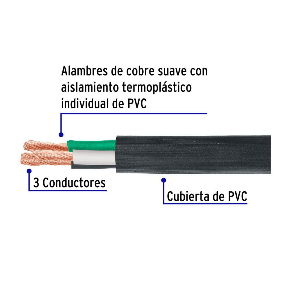 Cable TSJ Uso Extra Rudo Venta por Metro 3 X 10 AWG - Empresas Cemaco