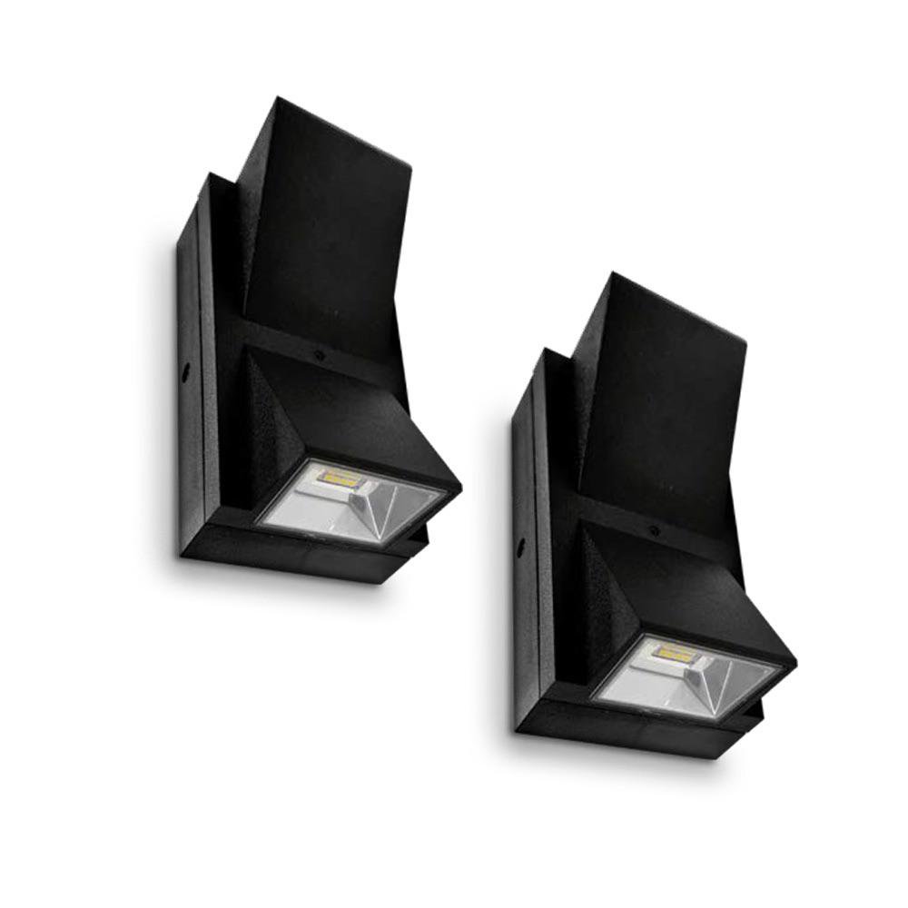 Set de 2 Lámparas LED para Exterior Sirius Doble 18 W - Empresas Cemaco