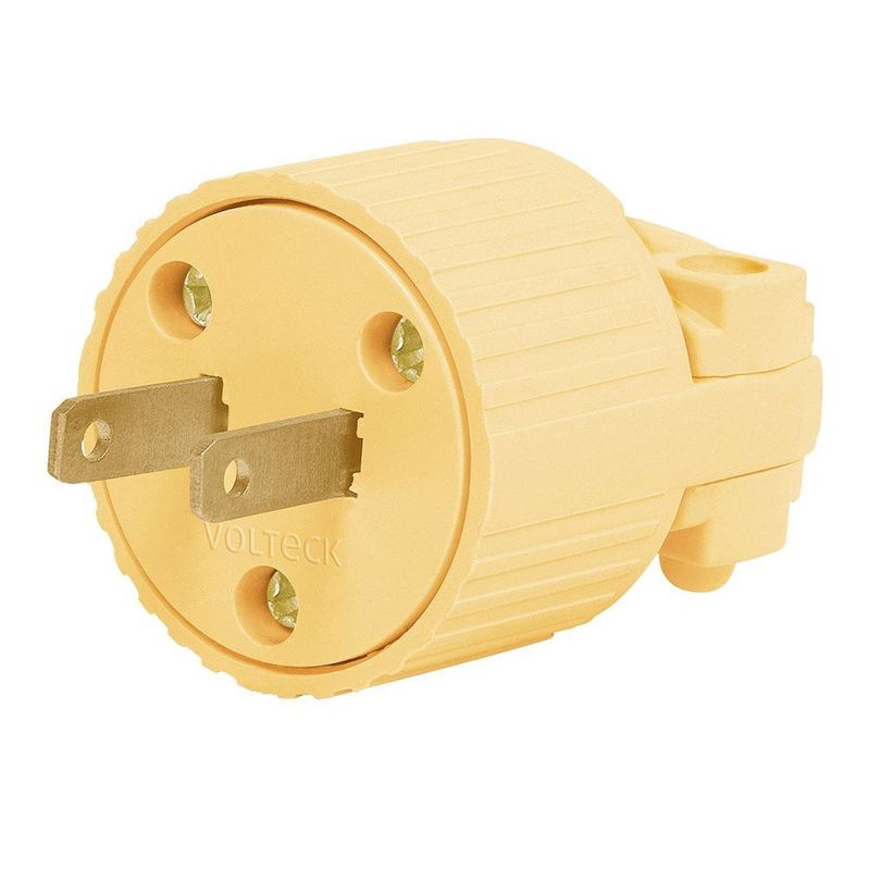 Espiga Tipo A De 125 V Y 15 A Amarilla - Volteck - Empresas Cemaco