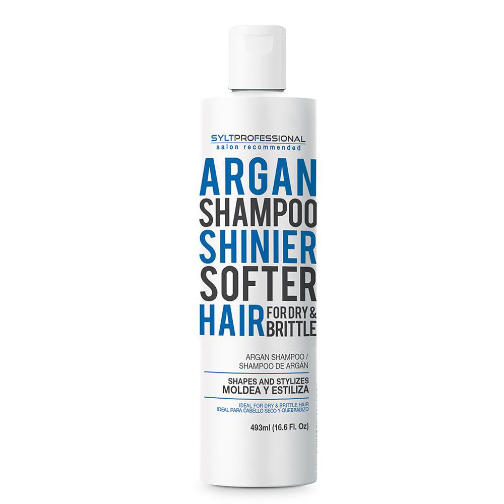 Shampoo Argan para Cabello Seco y Quebradizo 493 Ml - SYLT Professional ...