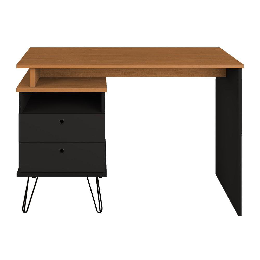 Escritorio Plus Negro y Café - Empresas Cemaco