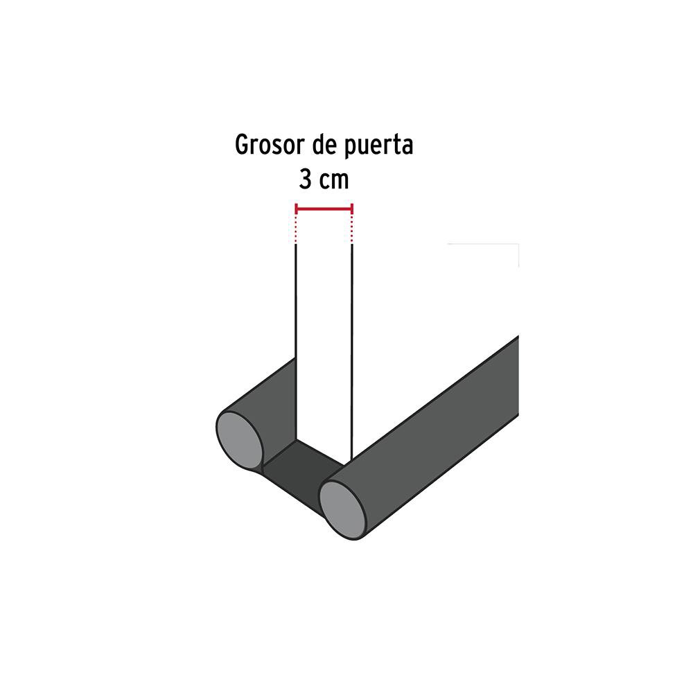 Guardapolvo para Puerta con Funda Negro 95 Cm - Empresas Cemaco