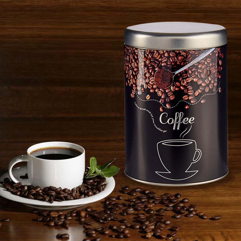 Bote Metálico Redondo para Café - Empresas Cemaco