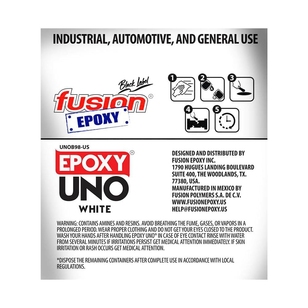 Adhesivo Epóxico Blanco Industrial y Automotriz 100 G - Empresas Cemaco
