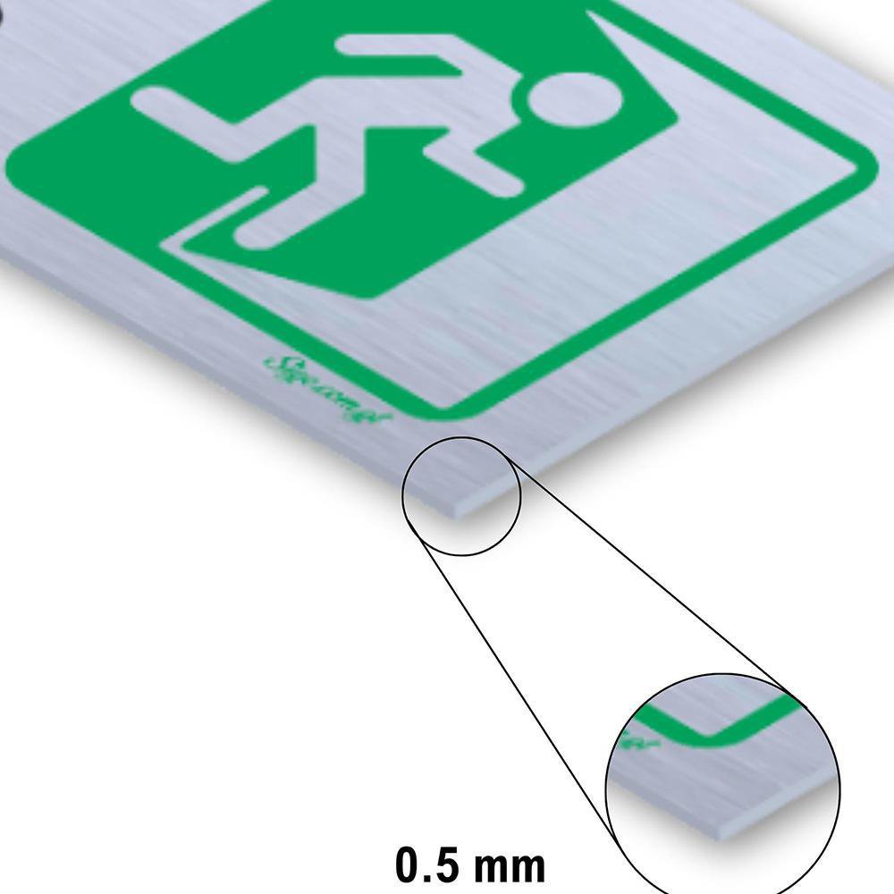 Rótulo Salida Emergencia 19x5 Cm - Sigo - Empresas Cemaco