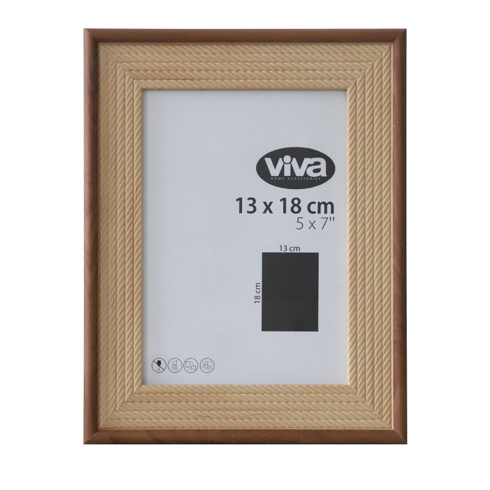 Marco Fotos Diseño Trenzado Bicolor - Empresas Cemaco