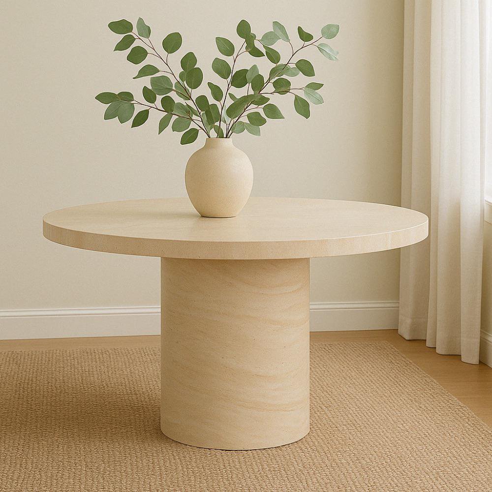 Mesa Redonda Mandy Beige Empresas Cemaco