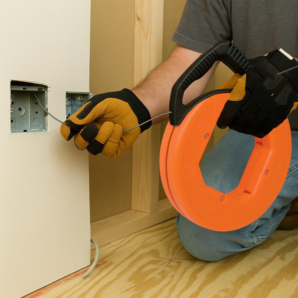 Guía para Cable de Jalado con Mango Ergonómico Cuerpo Naranja de 1/8 ...