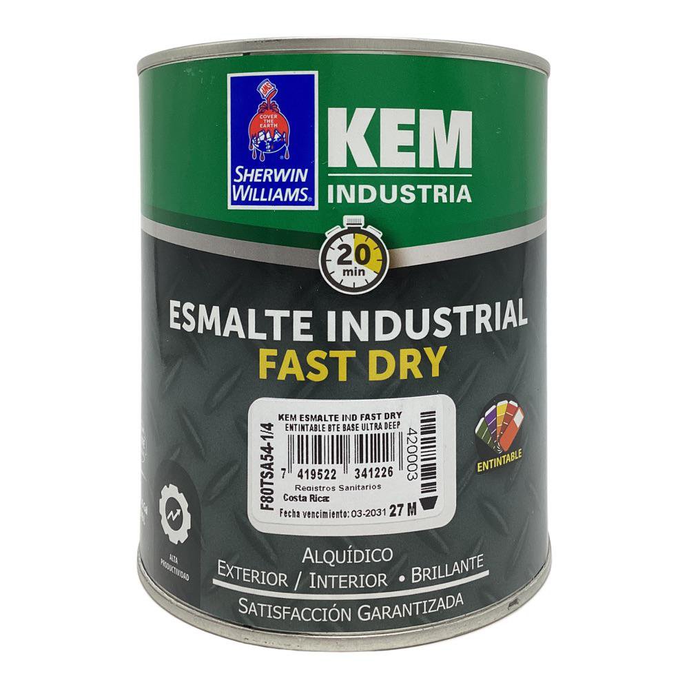 Esmalte Industrial Fast Dry Alquídico 27 M 1/4 Gal - Empresas Cemaco