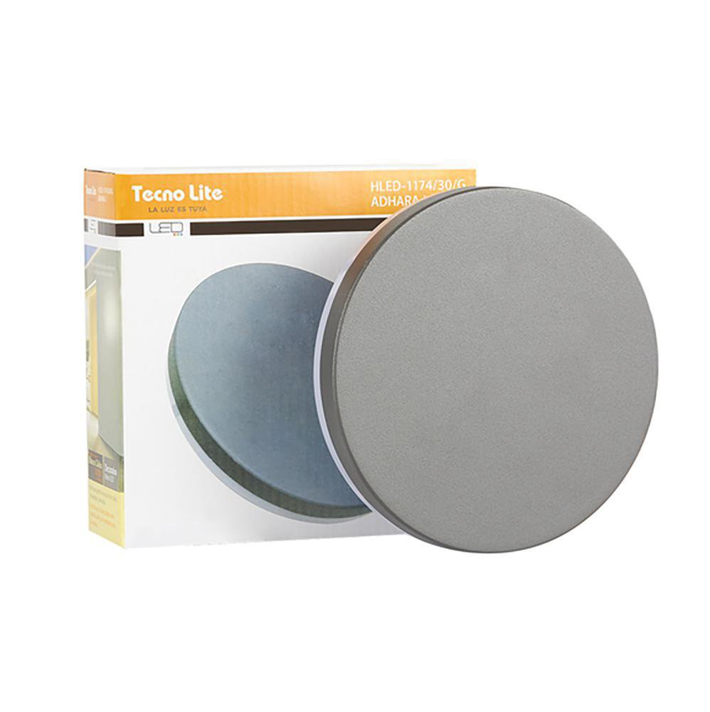 Lámpara LED de Sobreponer Gris 10 W - Empresas Cemaco