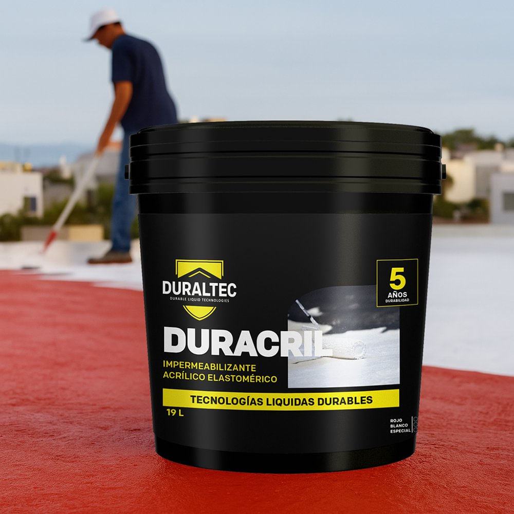 Impermeabilizante Acrílico Duracril 19 L Rojo - Empresas Cemaco