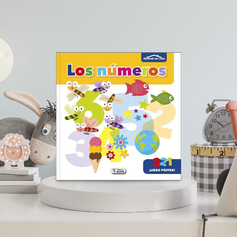 Libro Poster Los Numeros - Saldaña - Empresas Cemaco