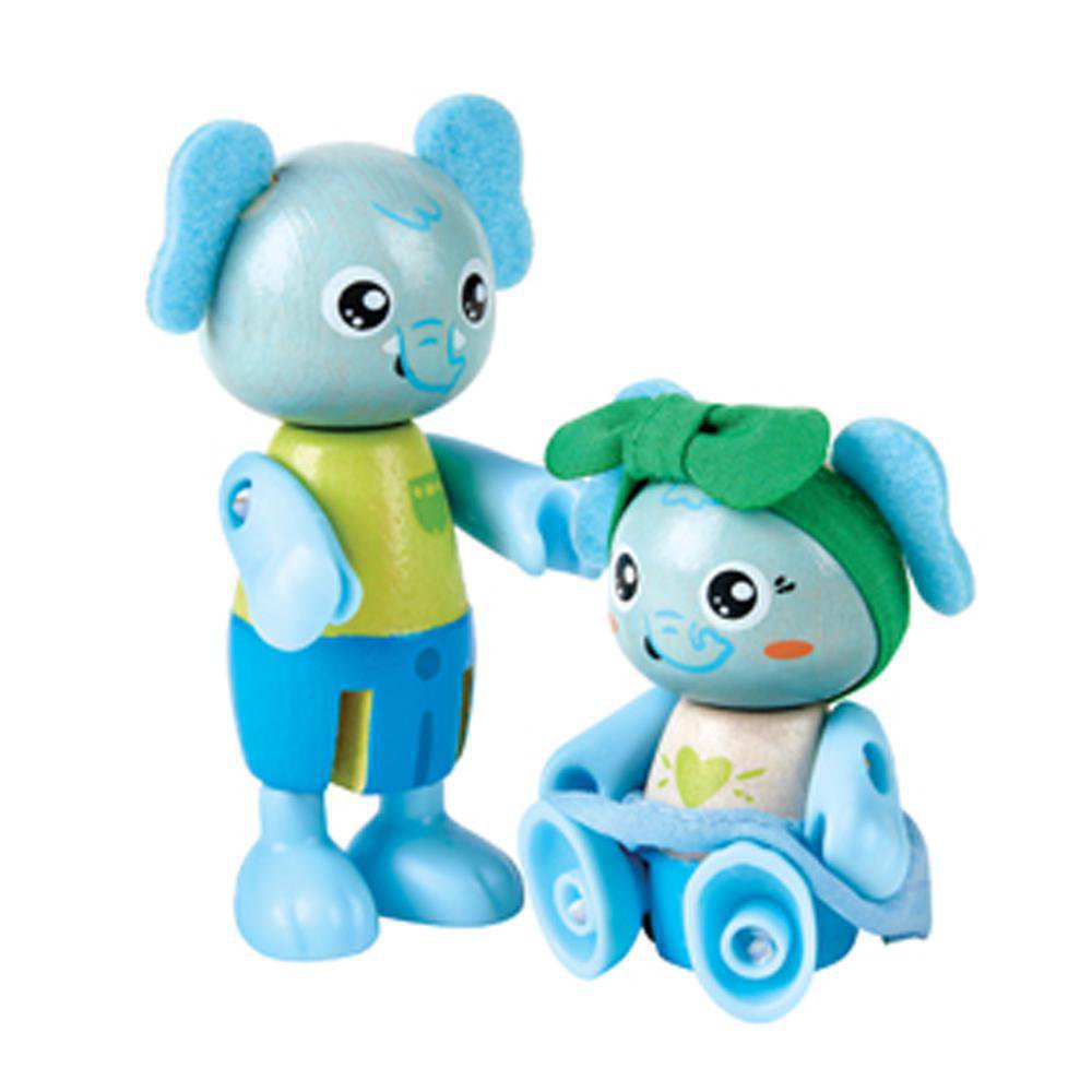 Juego Educativo Familia Elefante - Hape - Empresas Cemaco