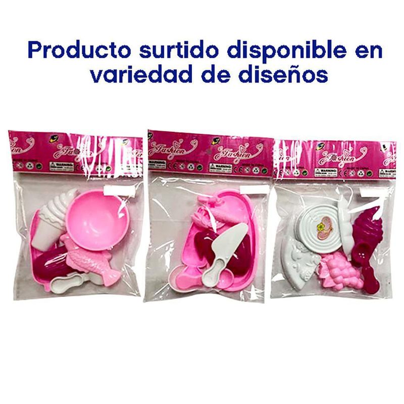 Juego De Cocina Rosa Do Diseños Surtidos - May^S - Empresas Cemaco