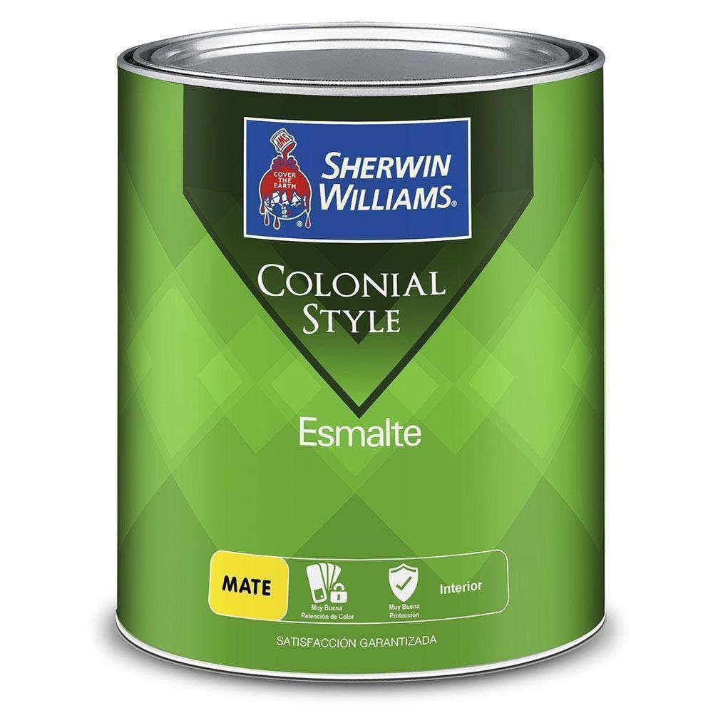 Esmalte Colonial Style Blanco Mate 1 Gal - Sherwin Williams - Empresas ...