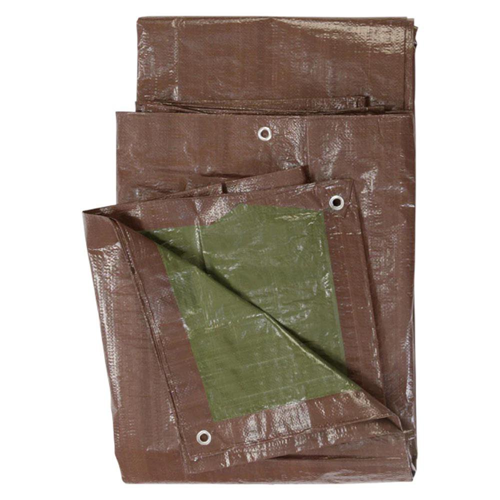 Lona Café de Uso Rudo Impermeable con Ojales Reforzados de 16 x 20 Pies ...