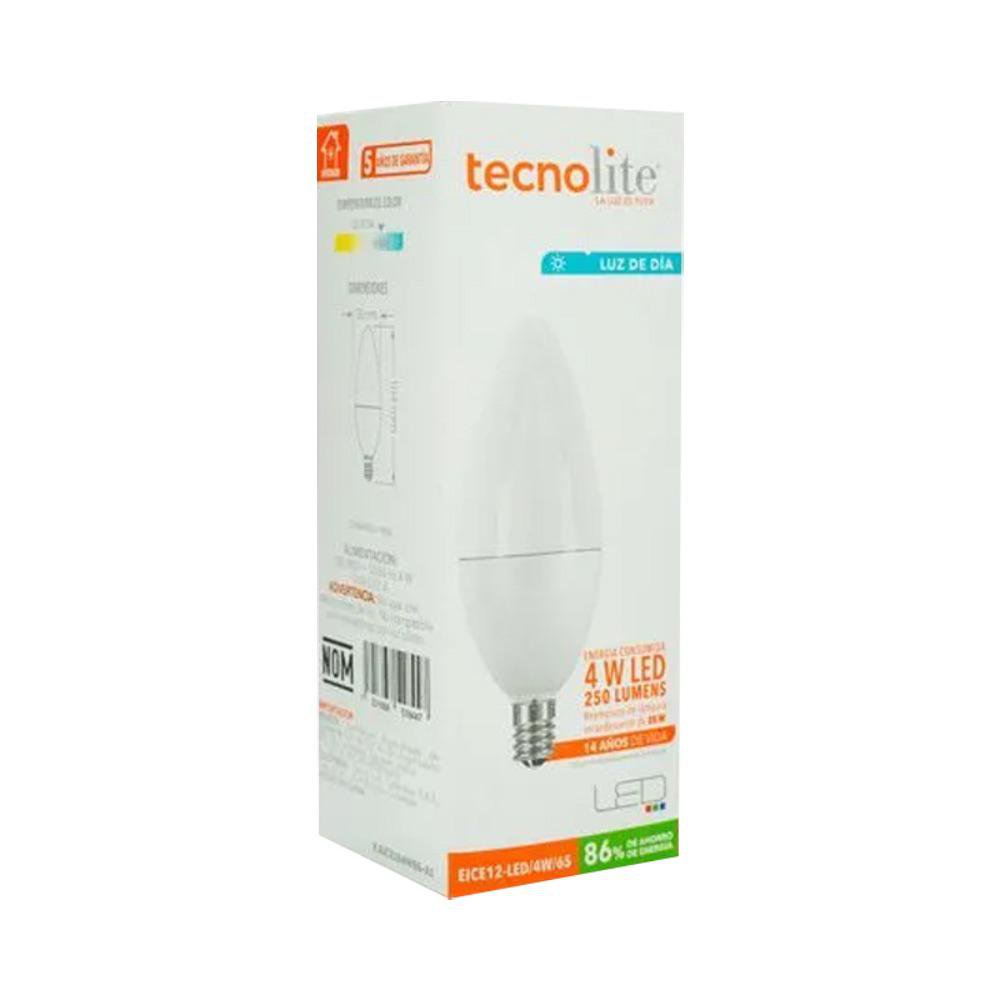 Bombilla Torpedo E12 4W - Tecnolite Varios Colores - Empresas Cemaco
