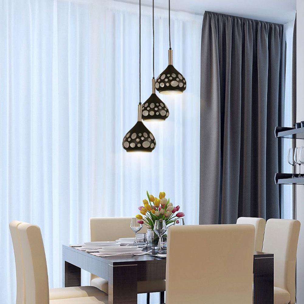 Lámpara Techo E27 3L 60W Acab. Negro - Zlumini - Empresas Cemaco