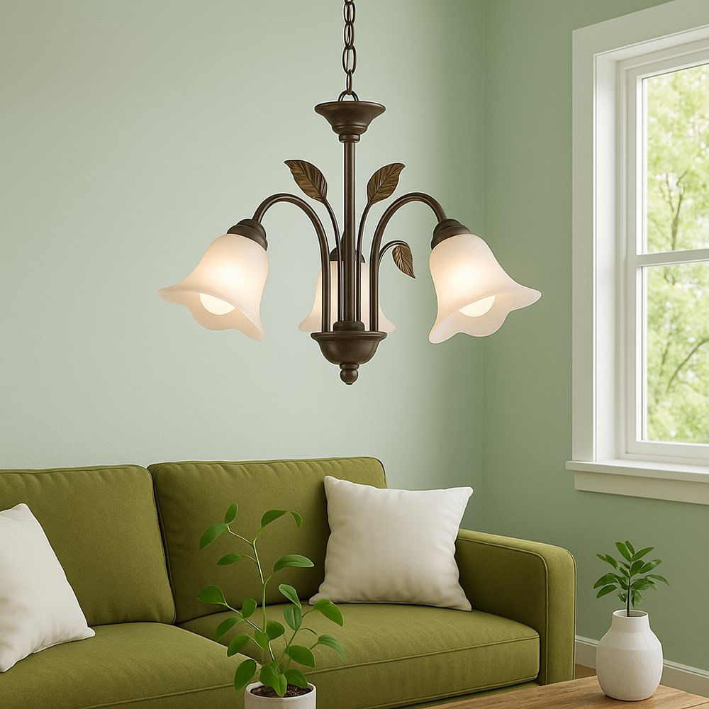 Lámpara Colgante Campana 3 Luces - Empresas Cemaco