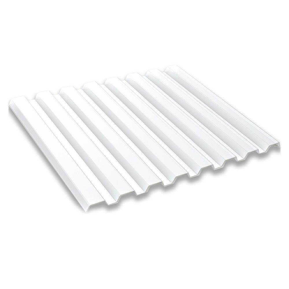 Lam.Pol. Troquelada Blanca 1.04X14' - Empresas Cemaco